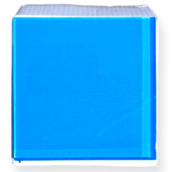 Art | 4x4 Blue Glass Tile For Wall Or Decor | Poshmark